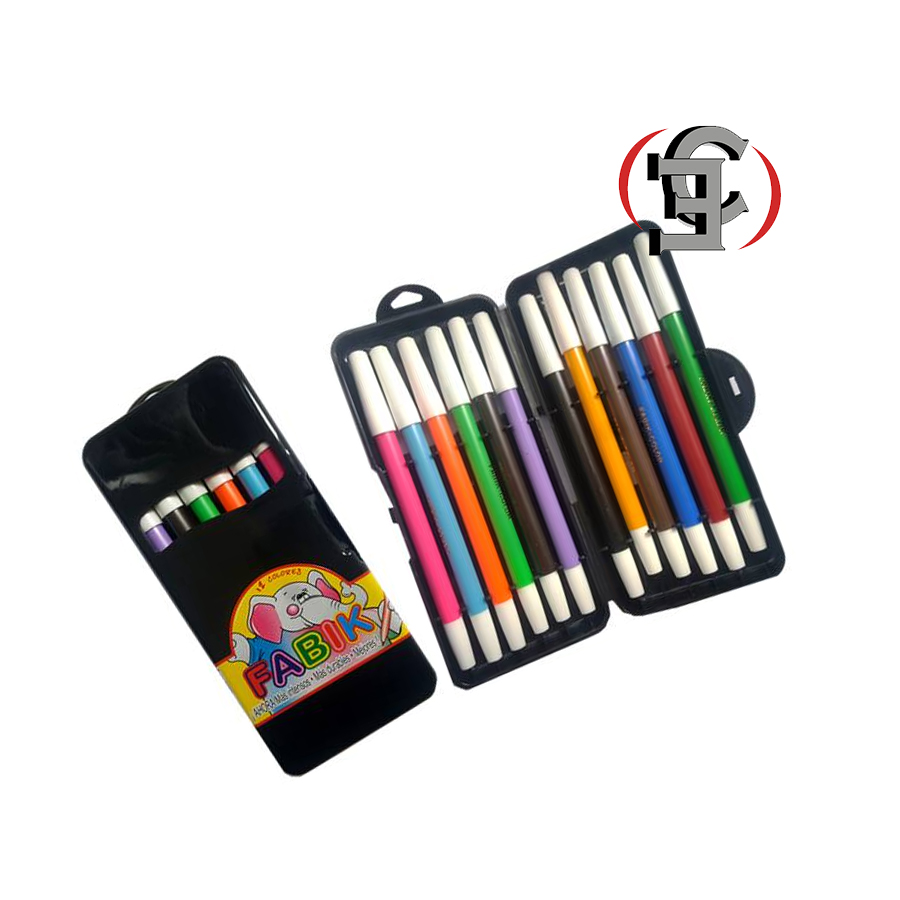 marcador fabik 12 colores - Chuculjuyup Productos